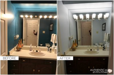 Replacing a Light Fixture on a Vanity Mirror