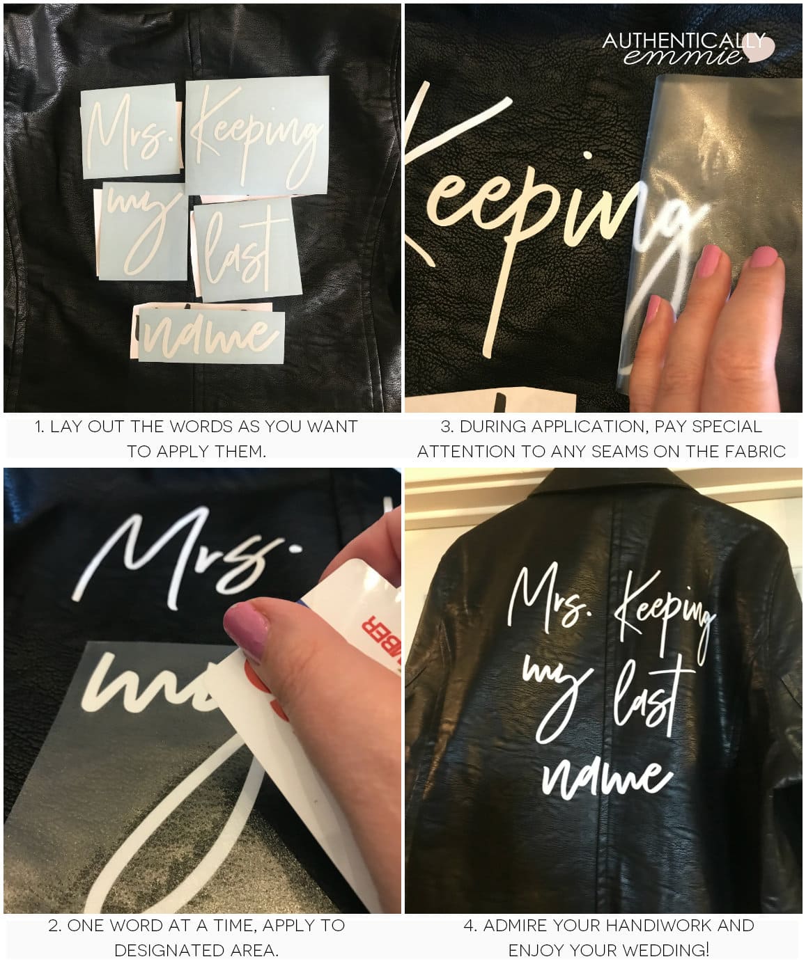 DIY: Custom Wedding Jacket