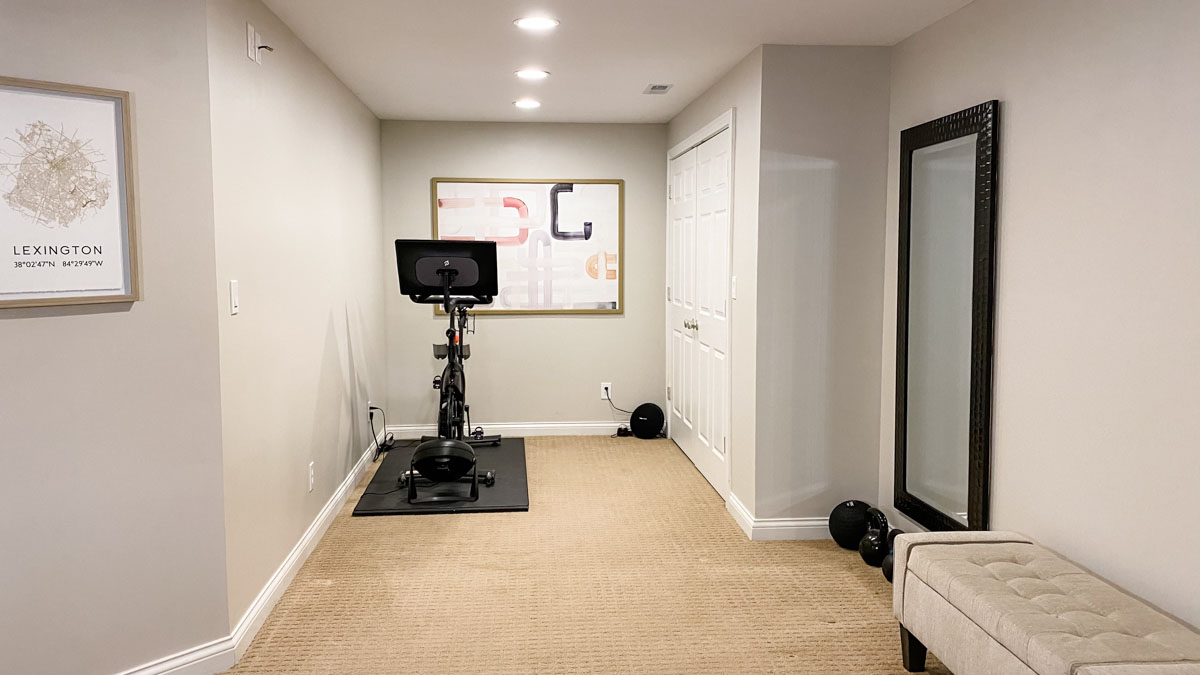 Peloton Room Inspiration / Home Gym Reveal