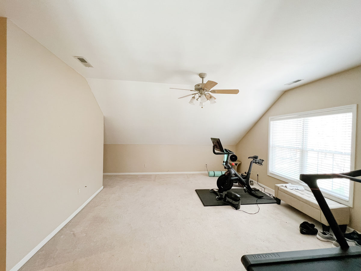 Peloton Room Inspiration / Home Gym Reveal